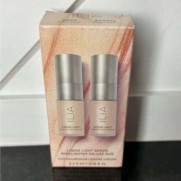 ILIA | Makeup | Nib Ilia Liquid Light Serum Highlighter Deluxe Duo 2 X 6 Oz | Poshmark